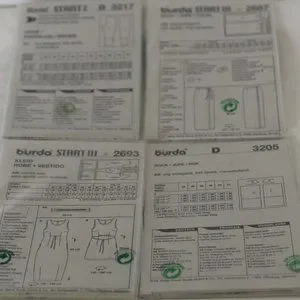 Burda | Other | Burda Sewing Patterns Set Of 4 Unopened Pants Dress And ...